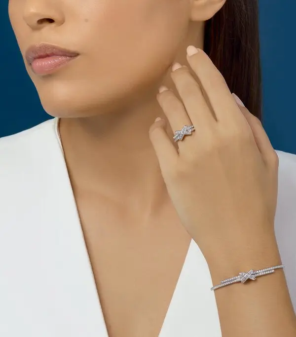 CHAUMET Jeux De Liens Diamond Ring In White Gold