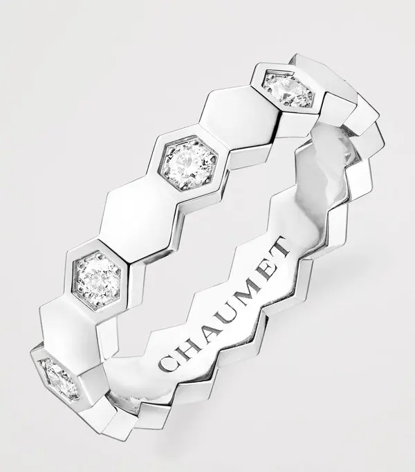 CHAUMET Bee De Ring In White Gold And Diamond