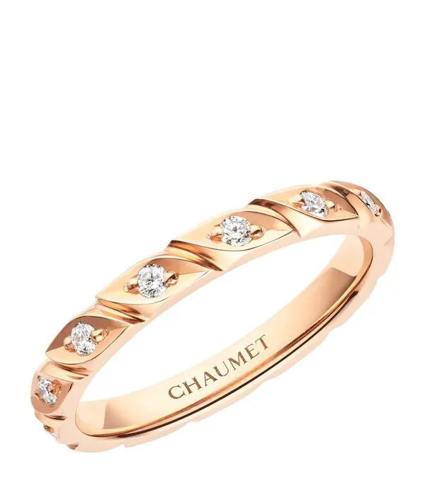 CHAUMET Torsade De Wedding Band - Rose Gold