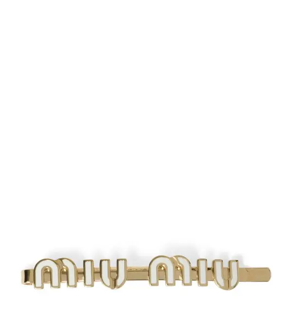 Miu Miu Logo Hair Clip