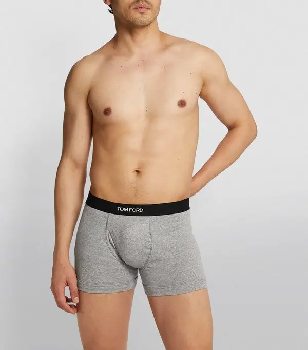 TOM FORD Logo Trunks - Grey