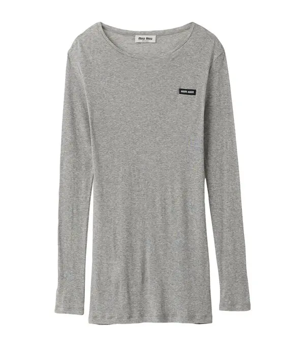 Miu Miu Ribbed Mini Dress