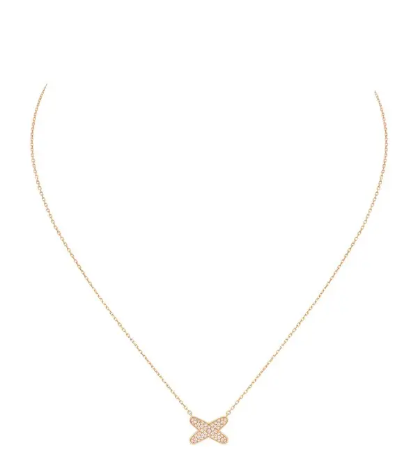 CHAUMET Jeux De Liens Pendant Necklace - Rose Gold