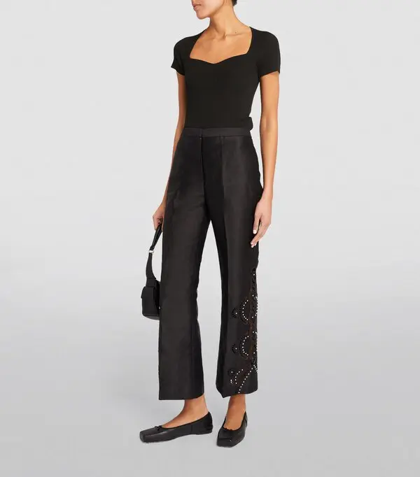 Maje Short-sleeve Ribbed Top - Black