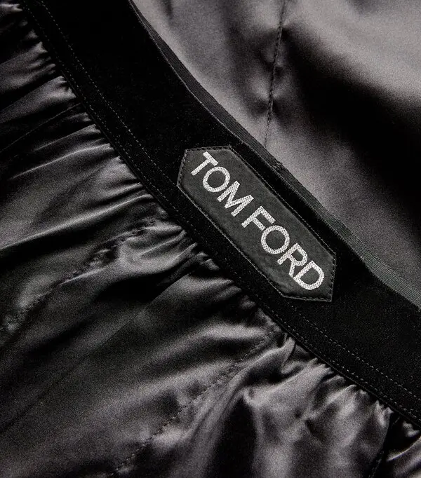 TOM FORD Stretch Silk Pyjama Bottoms - Black