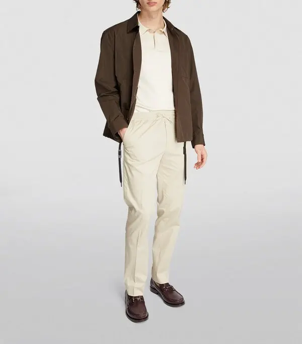 Sandro Drawstring Trousers - Beige