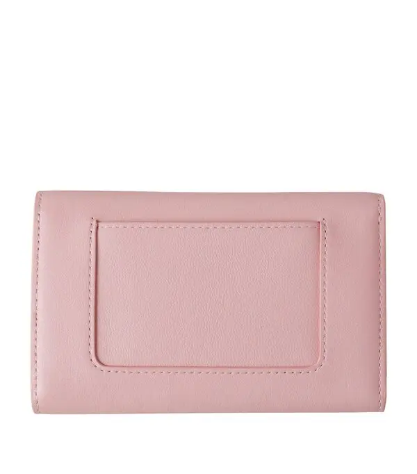 Mulberry Medium Leather Darley Wallet - Pink