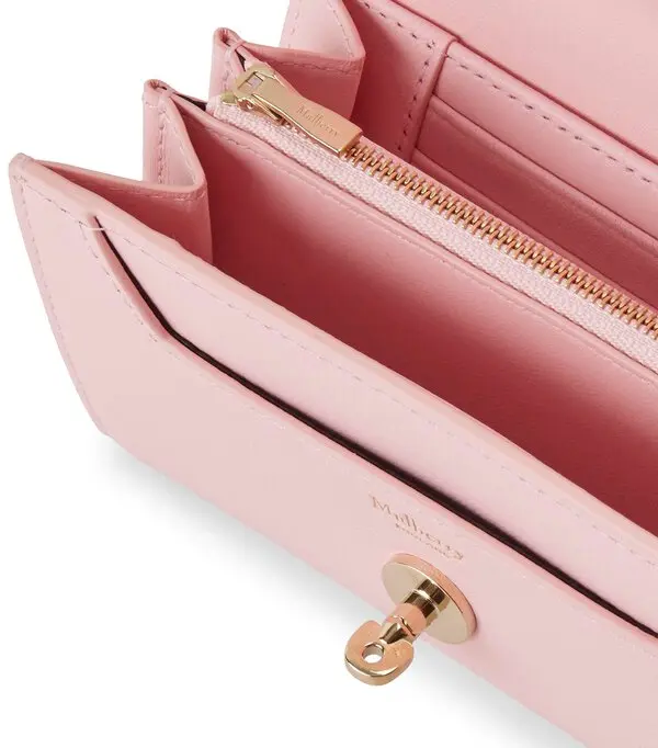 Mulberry Medium Leather Darley Wallet - Pink
