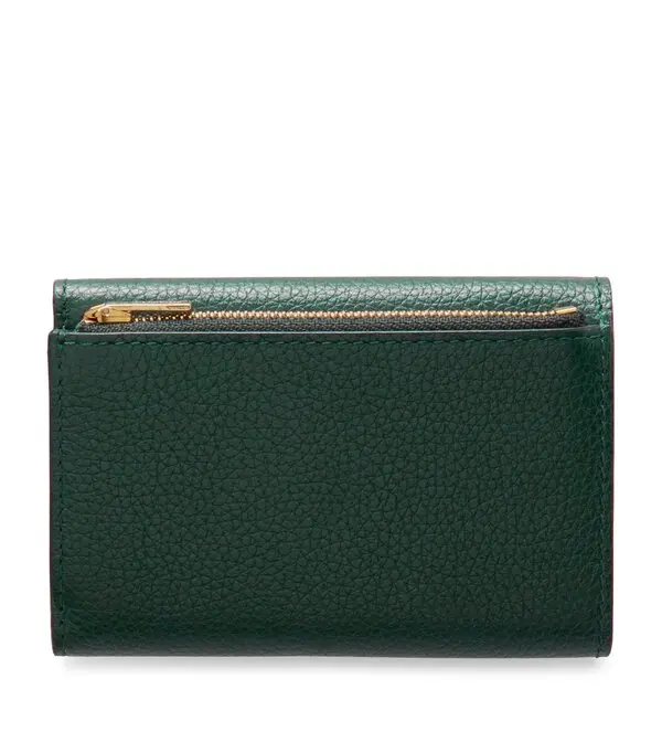 Mulberry Leather Folded Multi-card Wallet - Green