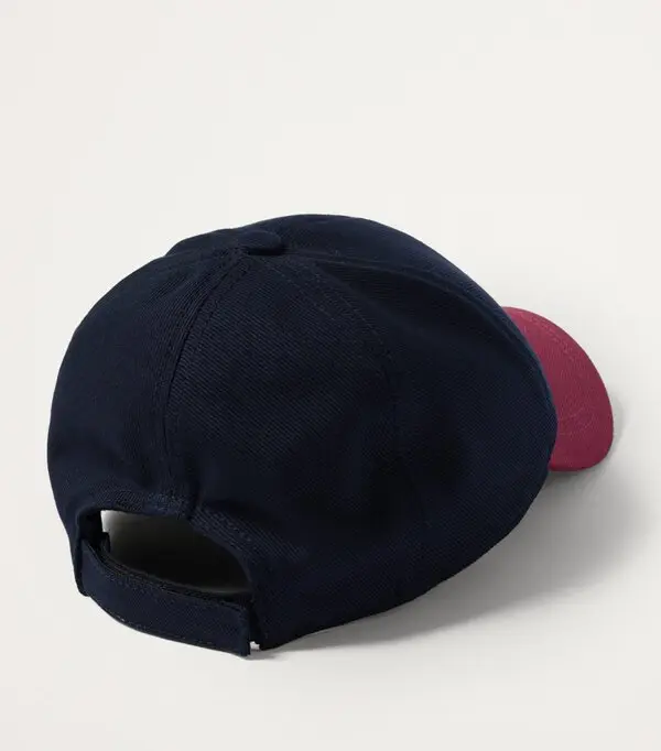 Miu Miu Embroidered Logo Baseball Cap - Blue