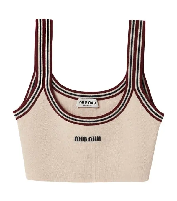 Miu Miu Cashmere Crop Top