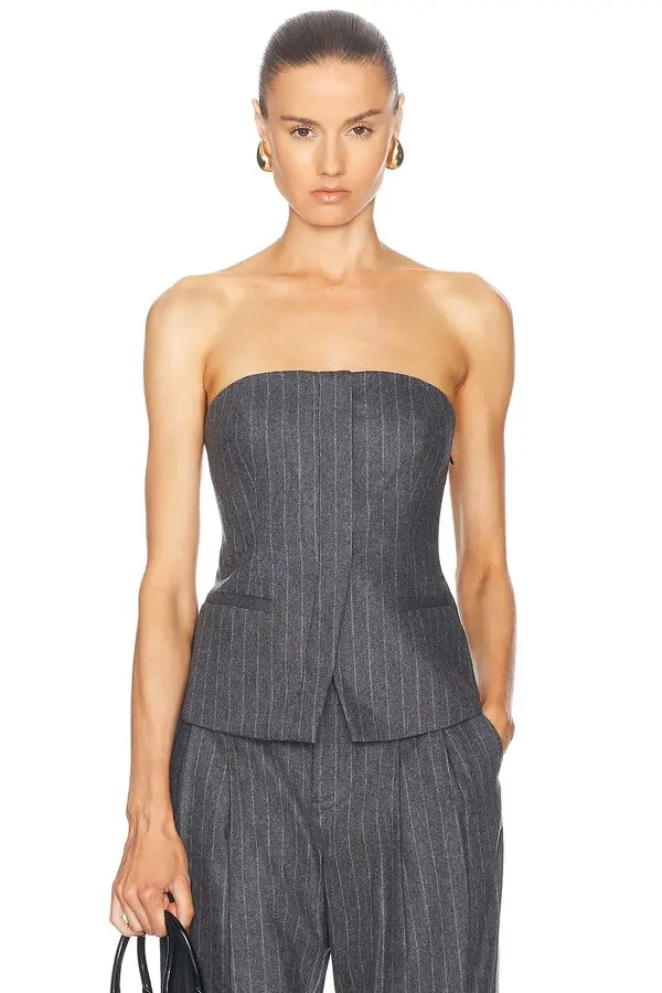 A.L.C. Renee Top - Grey Melange