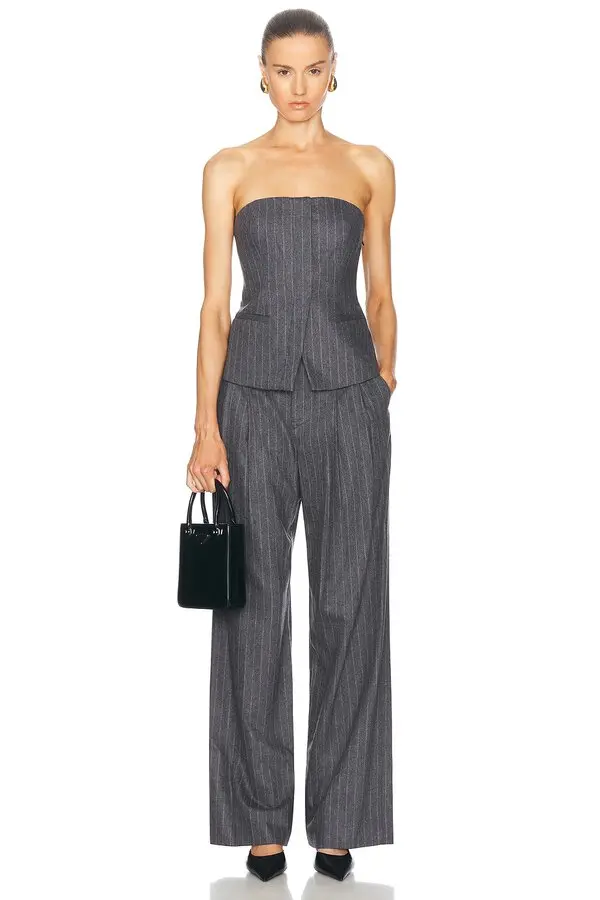 A.L.C. Renee Top - Grey Melange