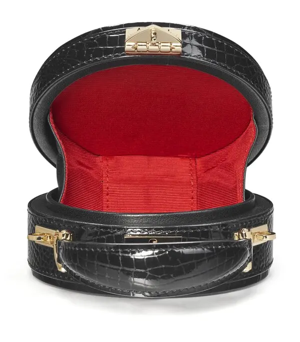 ASPINAL OF LONDON Micro Hat Box Bag - Black