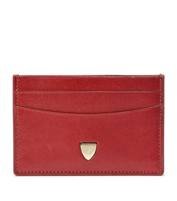 ASPINAL OF LONDON Slim Card Holder - Brown