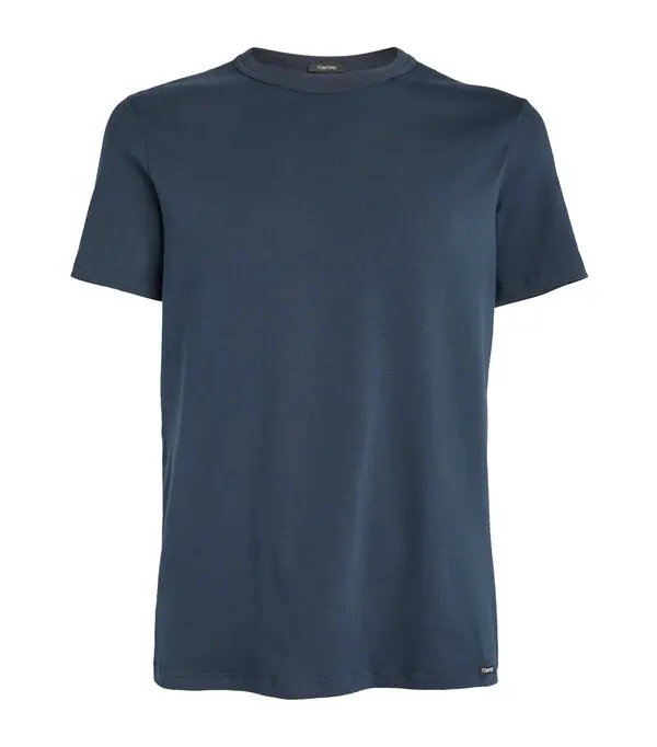 TOM FORD Crew-neck T-shirt - Navy
