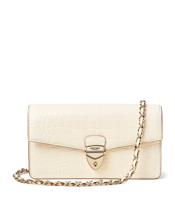 ASPINAL OF LONDON Mayfair Clutch Bag - Neutral