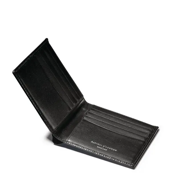 ASPINAL OF LONDON Leather Bifold Wallet - Black