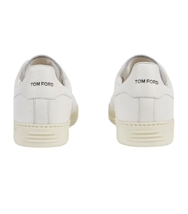 TOM FORD Leather Warwick Sneakers - Neutral