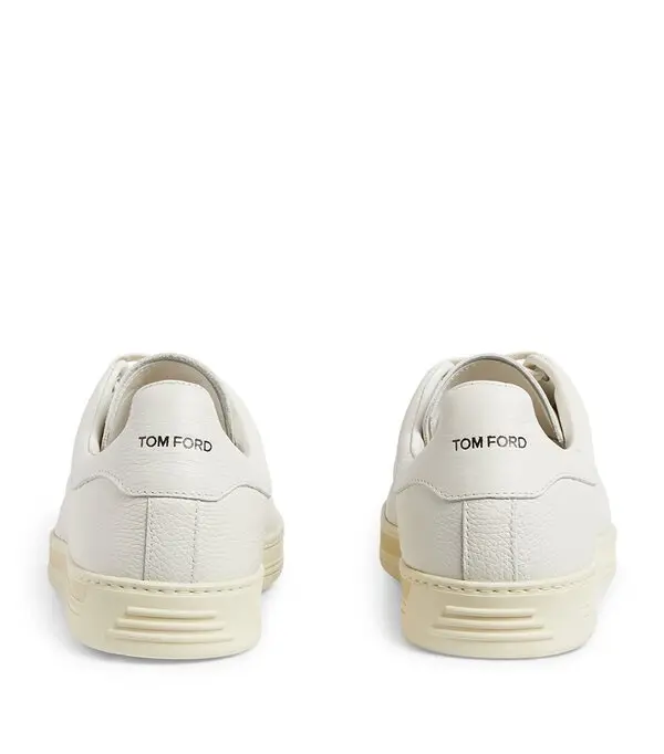 TOM FORD Leather Warwick Sneakers - Neutral