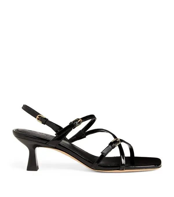 Sandro Leather Heeled Sandals