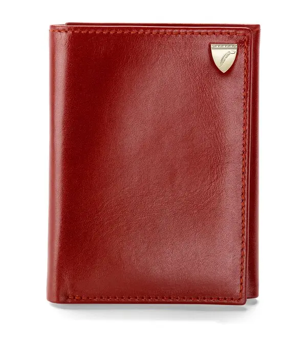 ASPINAL OF LONDON Leather Trifold Wallet - Brown