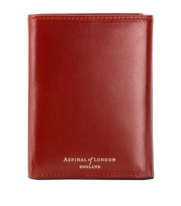 ASPINAL OF LONDON Leather Trifold Wallet - Brown