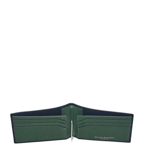 ASPINAL OF LONDON Leather Bi-fold Wallet - Black