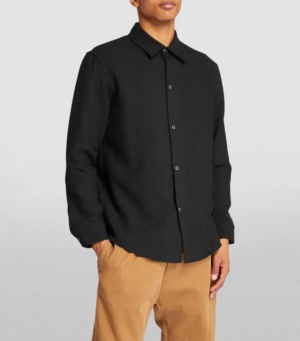 Sandro Long-sleeve Press-stud Shirt