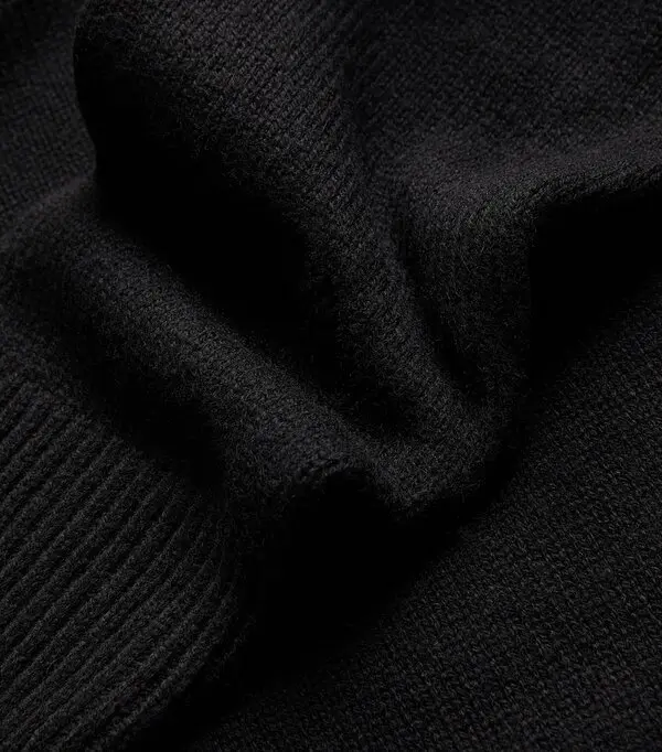 Sandro Wool-blend Rollneck Sweater - Black