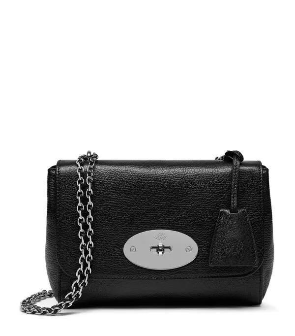 Mulberry Leather Lily Shoulder Bag - Black