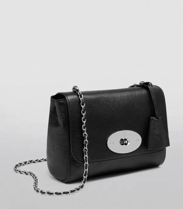 Mulberry Leather Lily Shoulder Bag - Black