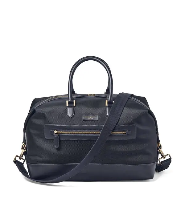 ASPINAL OF LONDON Nylon Gym Bag - Navy