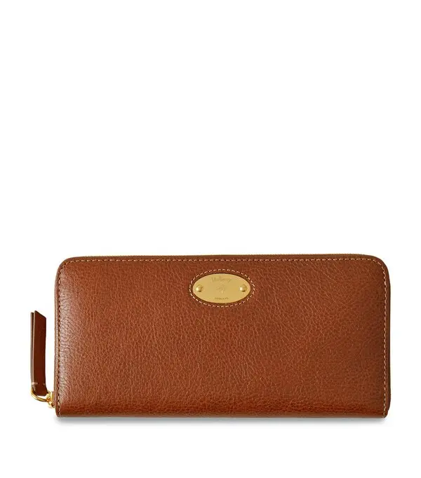 Mulberry Logo Plaque Purse - Brown