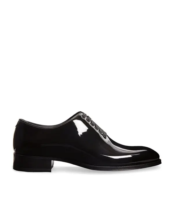 TOM FORD Ganni Patent Leather Formal Shoes - Black