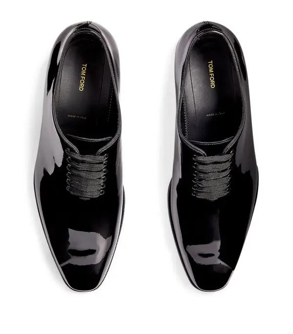 TOM FORD Ganni Patent Leather Formal Shoes - Black