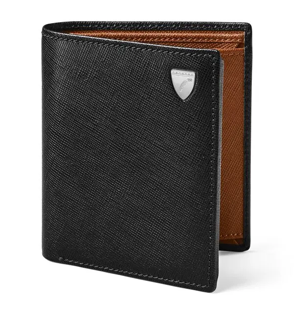 ASPINAL OF LONDON Leather Bi-fold Wallet - Black