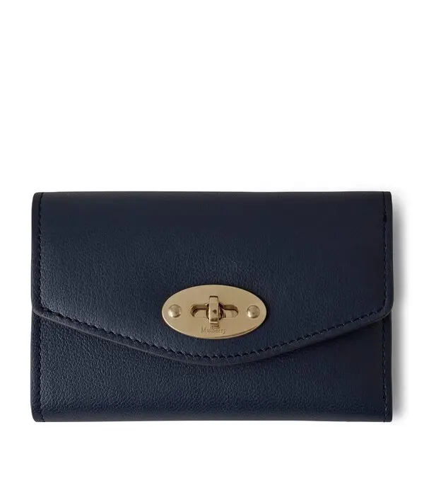 Mulberry Leather Folded Darley Wallet - Neutral