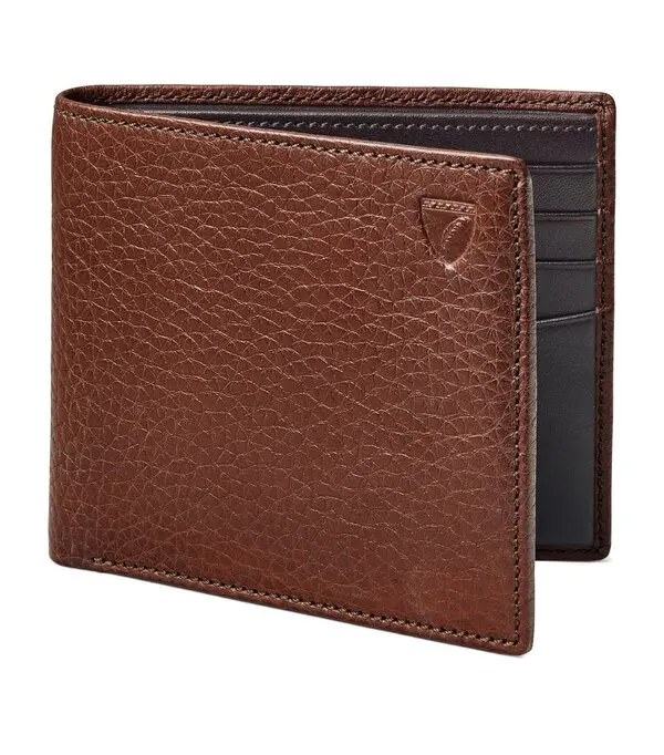 ASPINAL OF LONDON Classic Billfold Leather Wallet - Brown