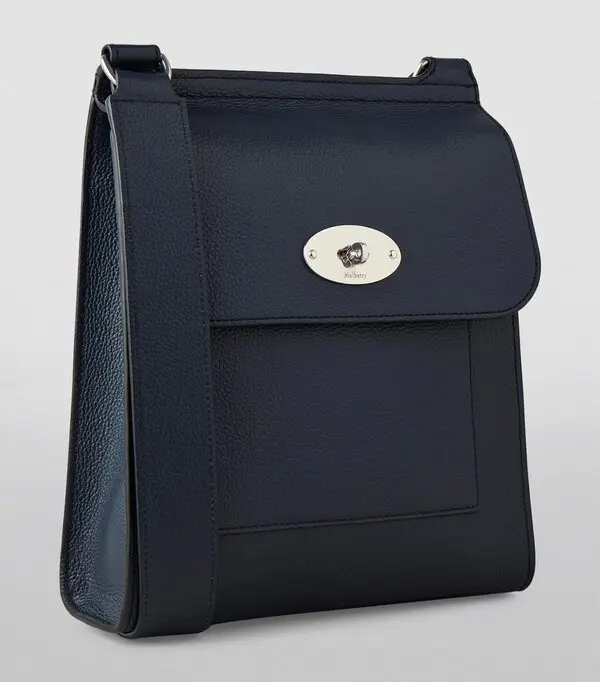 Mulberry Leather Antony Messenger Bag - Blue