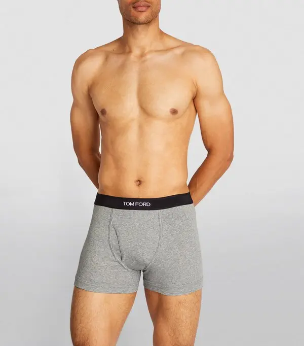 TOM FORD Logo Trunks - Grey