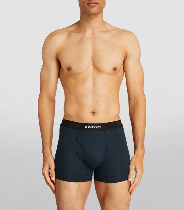TOM FORD Logo Trunks - Navy