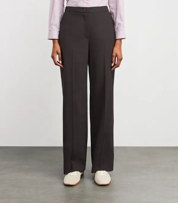 Claudie Pierlot Wool-blend Straight Trousers