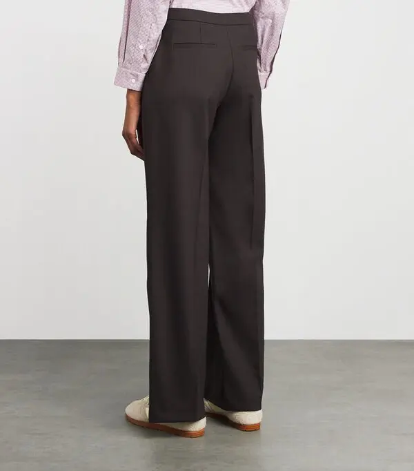 Claudie Pierlot Wool-blend Straight Trousers