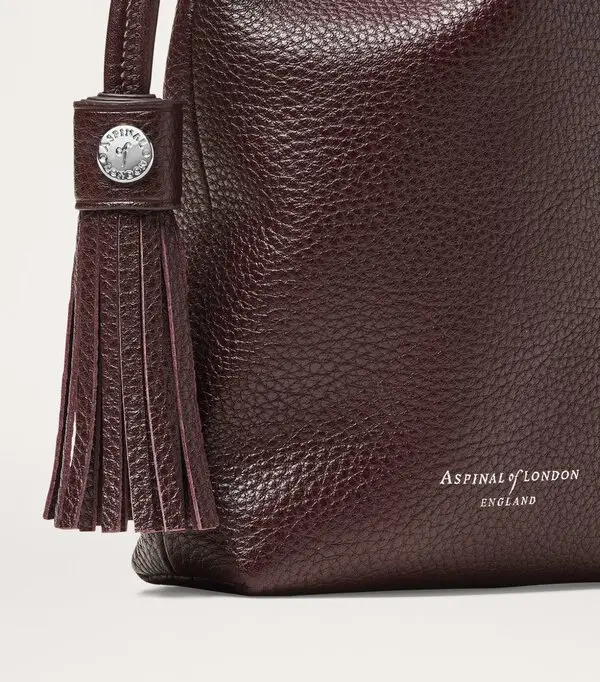 ASPINAL OF LONDON Leather Hudson Cross-body Bag - Red