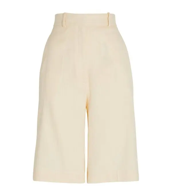 Sandro Linen-cotton Bermuda Shorts