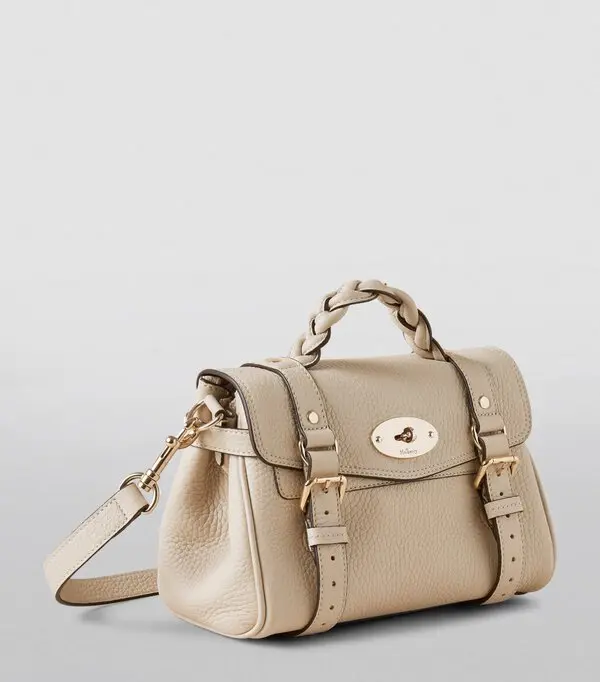 Mulberry Mini Alexa Leather Cross-body Bag - White