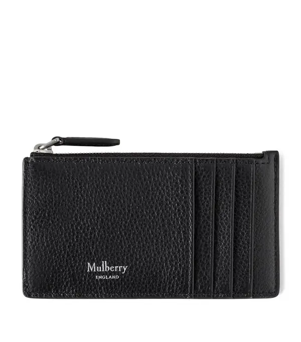Mulberry Longline Zipped Continental Cardholder - Black