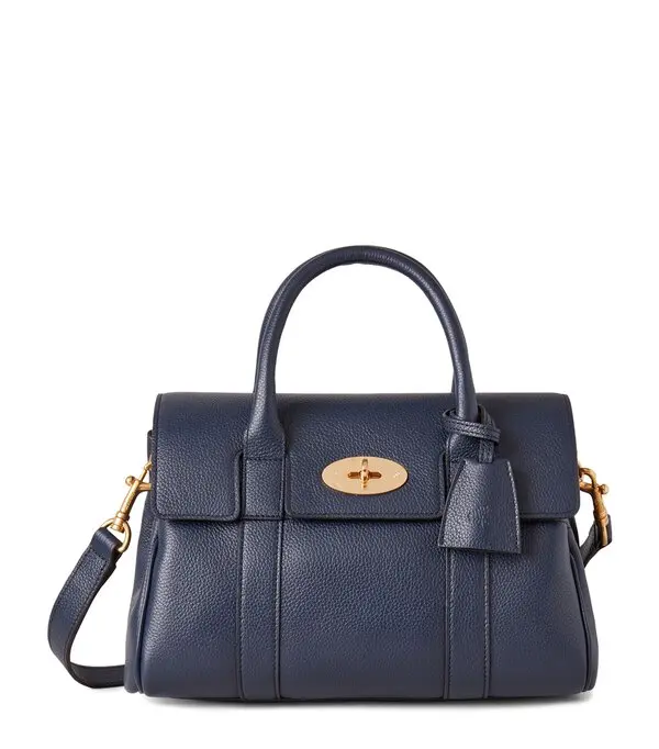 Mulberry Small Leather Bayswater Satchel - Blue