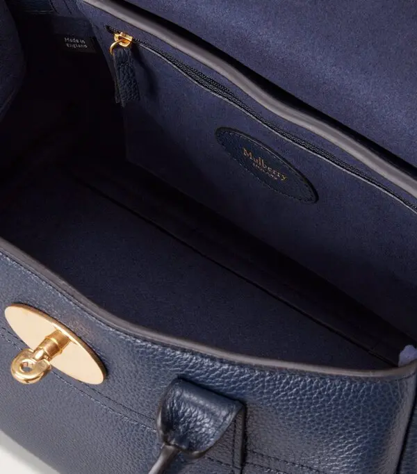 Mulberry Small Leather Bayswater Satchel - Blue